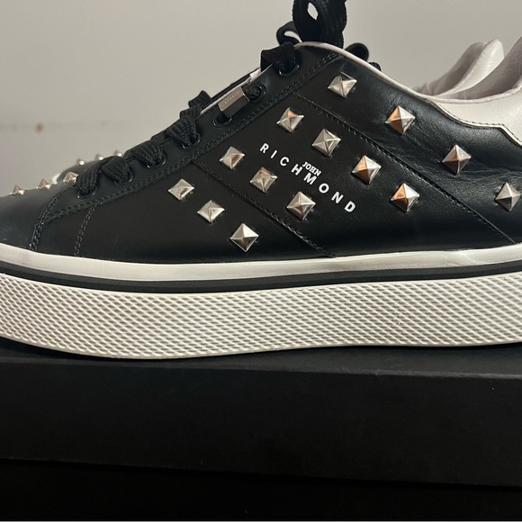 John Richmond | Shoes | John Richmond Studded Sneakers Size 2 Mens ...